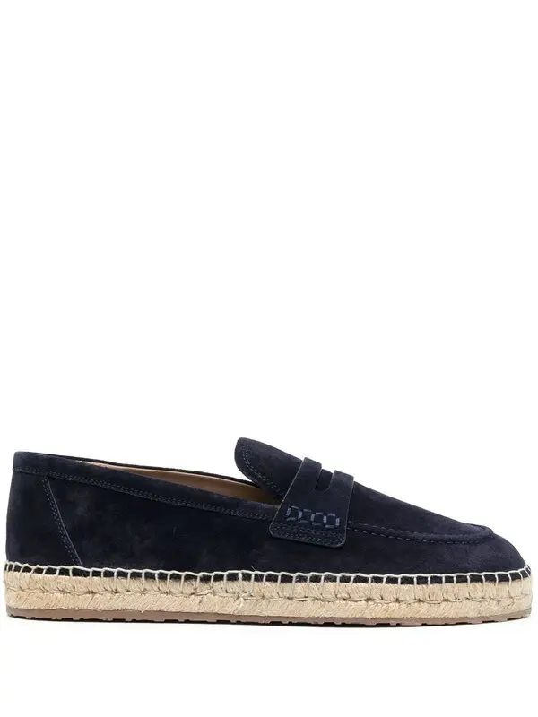 GIANVITO ROSSI Suede Espadrilles - Blue