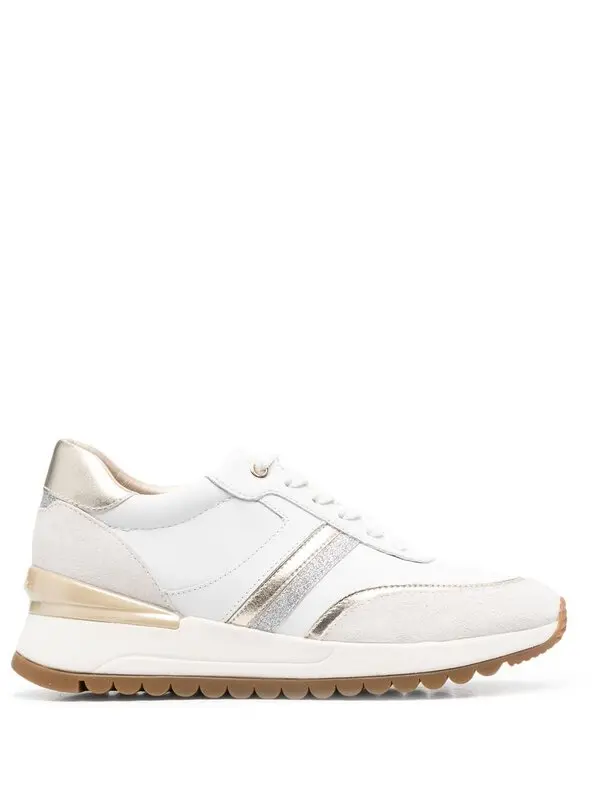 Geox Desya Metallic-effect Sneakers