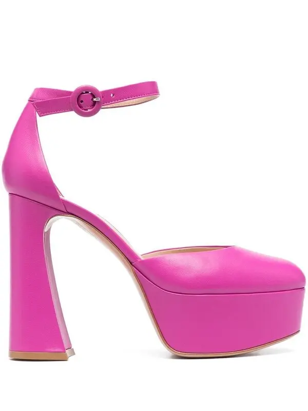 GIANVITO ROSSI Holly D'orsay Platform Pumps