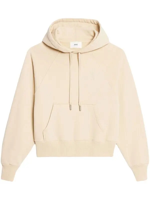 Ami De Coeur Long-sleeve Hoodie - Neutrals