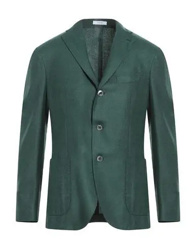 Boglioli Blazer With Lapel Collar - Green