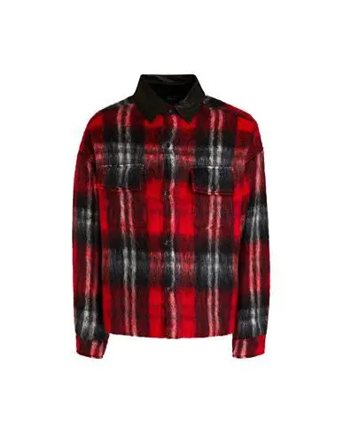 Amiri Shirt Size Mohair Wool, Wool, Nylon, Leather