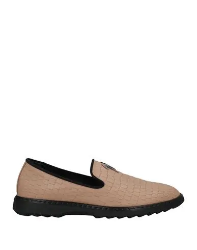 GIUSEPPE ZANOTTI Leather Loafers - Beige
