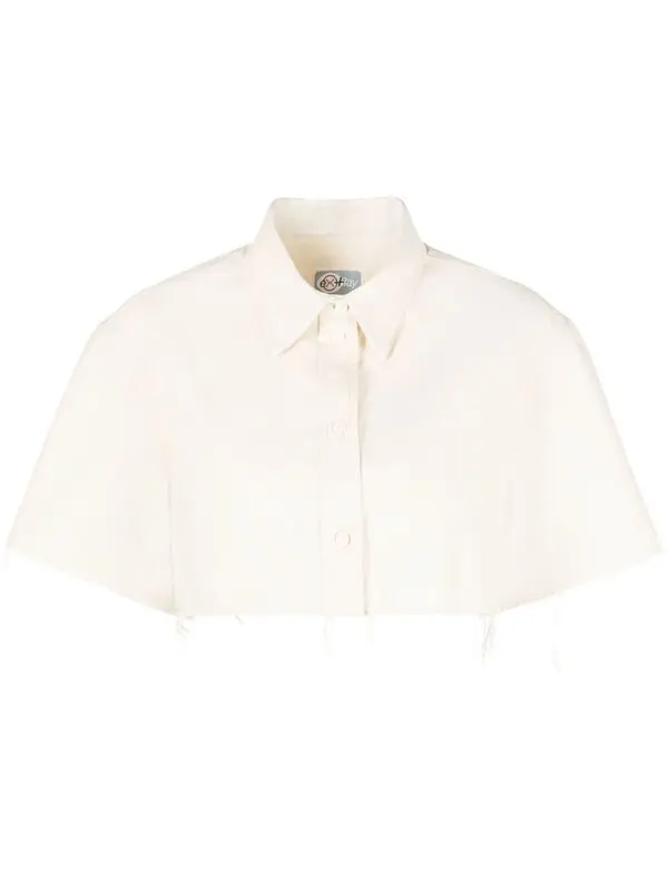 Heron Preston Ex-ray Canvas Cropped Shirt