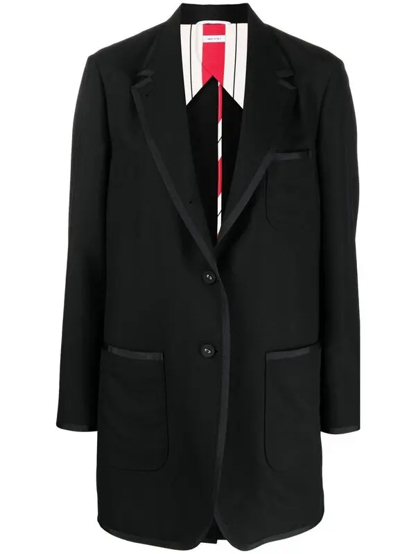 Thom Browne Longline Single-breasted Blazer