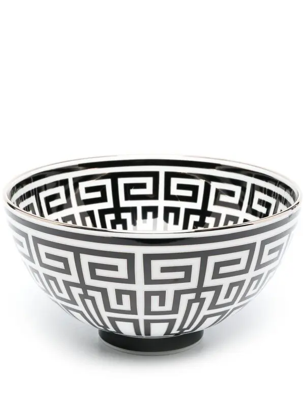 GINORI 1735 Labirinto Nero Bowl 11 Cm