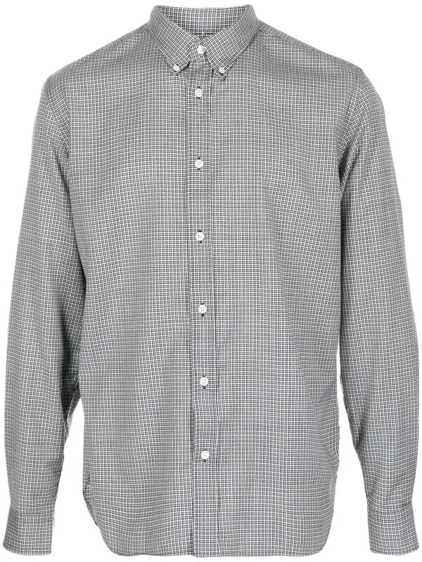 Woolrich Fine-check Virgin Wool Shirt
