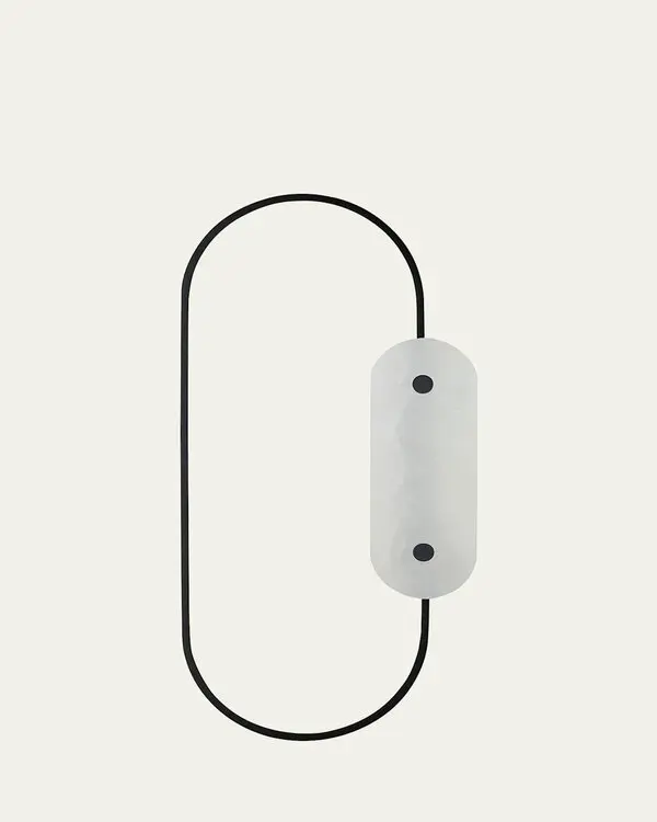 Studio M Nina Magon Design From Stonewall White Alabaster Led Wall Decor