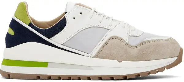 Spalwart Navy & White Marathon Trail Low Sneakers - Sand