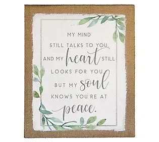 SINCERE SURROUNDINGS 15' You're At Peace. Canv As
