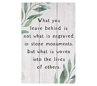 SINCERE SURROUNDINGS 16' You Leave Behind. Rus Tic Pallet