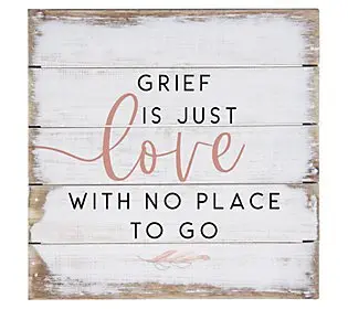 SINCERE SURROUNDINGS 8' Grief Is Love. Pallet Petite