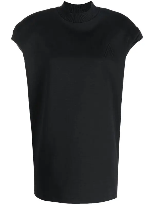 Attico Laurie Logo-embroidered Top