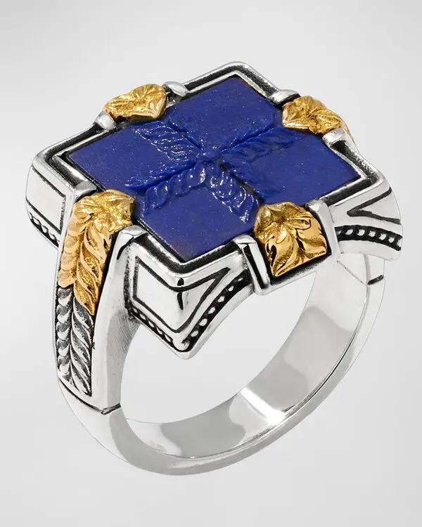 Konstantino Two-tone Signet Ring