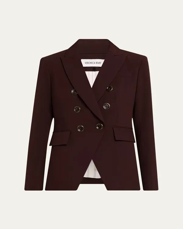 Veronica Beard Miller Dickey Jacket - Dark Currant