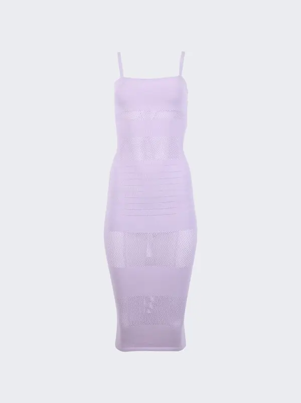 SERGIO HUDSON Spaghetti Strap Midi Dress