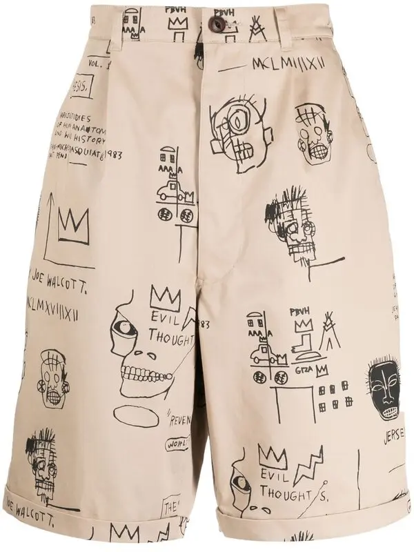 Junya Watanabe Basquiat-style Chino Shorts