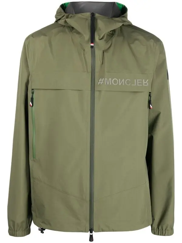 Moncler Logo-print Jacket - Green