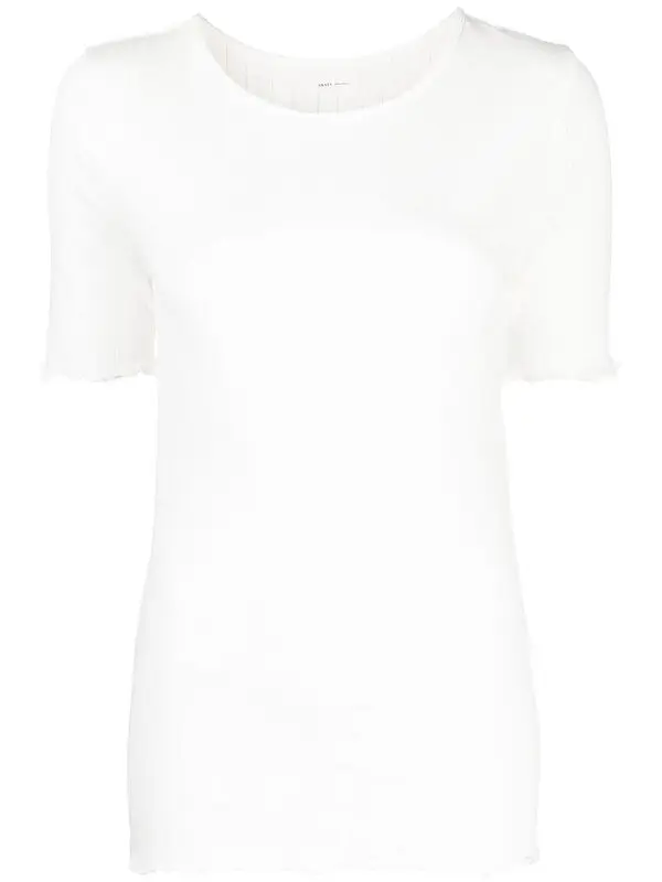 SKALL STUDIO Edie Pointelle Tee - White