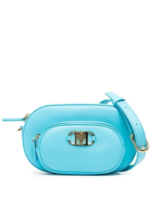 Mcm Mini Mode Travia Crossbody Bag - Blue