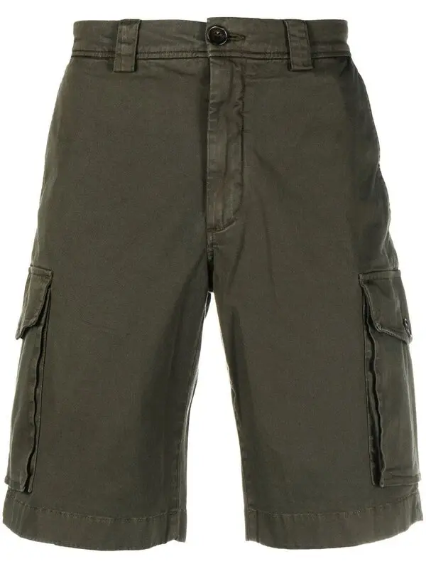 Woolrich Cotton Cargo Shorts - Green