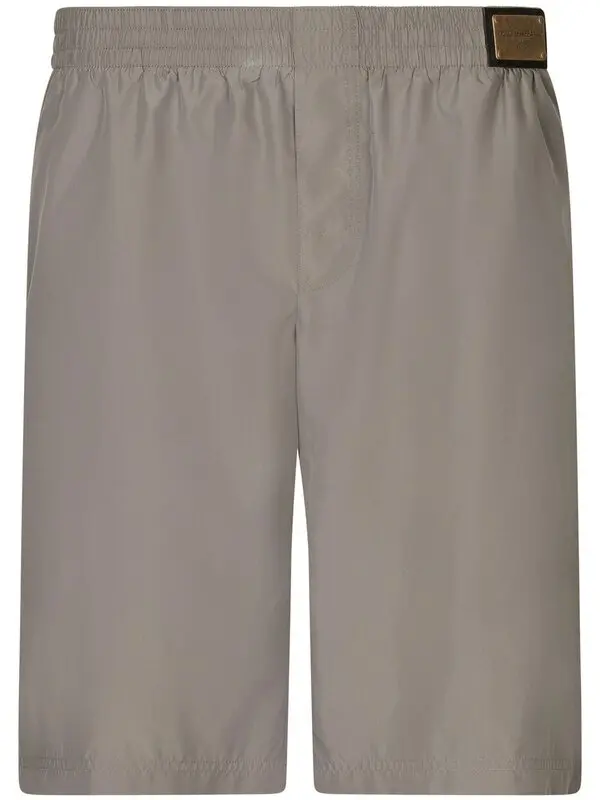 Dolce & Gabbana Logo-patch Detail Swim Shorts