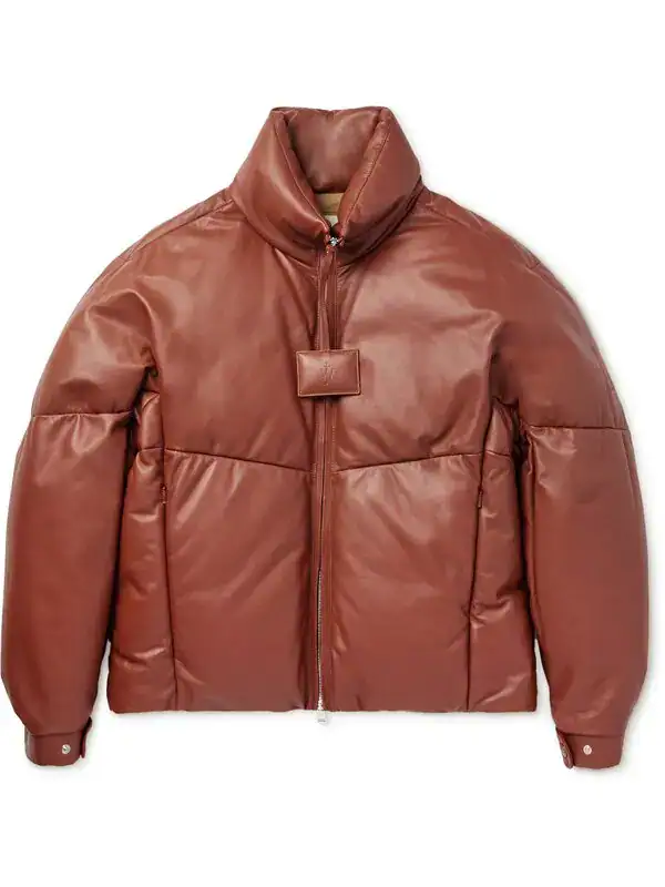 Moncler 1 Moncler Jw Anderson Grasmoor Padded Leather Down Jacket 