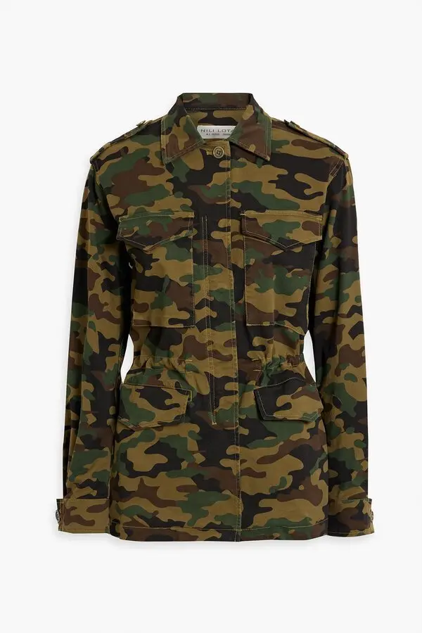 NILI LOTAN Wren Camouflage Jacket