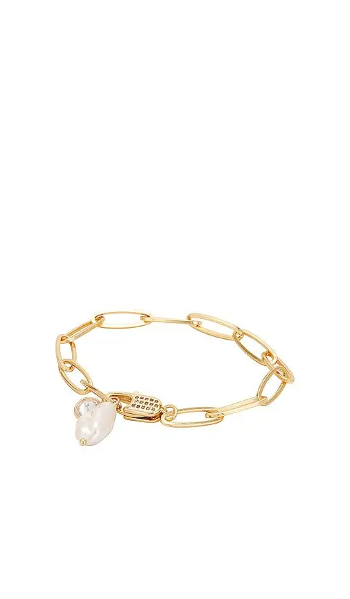 Ettika Pearl Bracelet - Gold