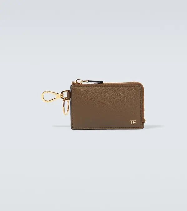 TOM FORD Leather Cardholder With Keychain