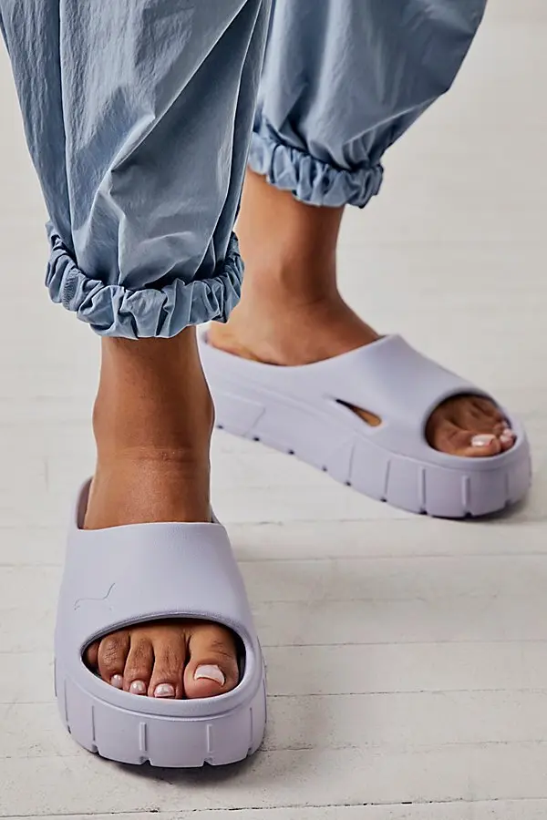 PUMA Mayze Stack Injex Sandals - Spring Lavender | Editorialist