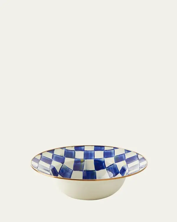 MACKENZIE-CHILDS Royal Check Serving Bowl - One-color