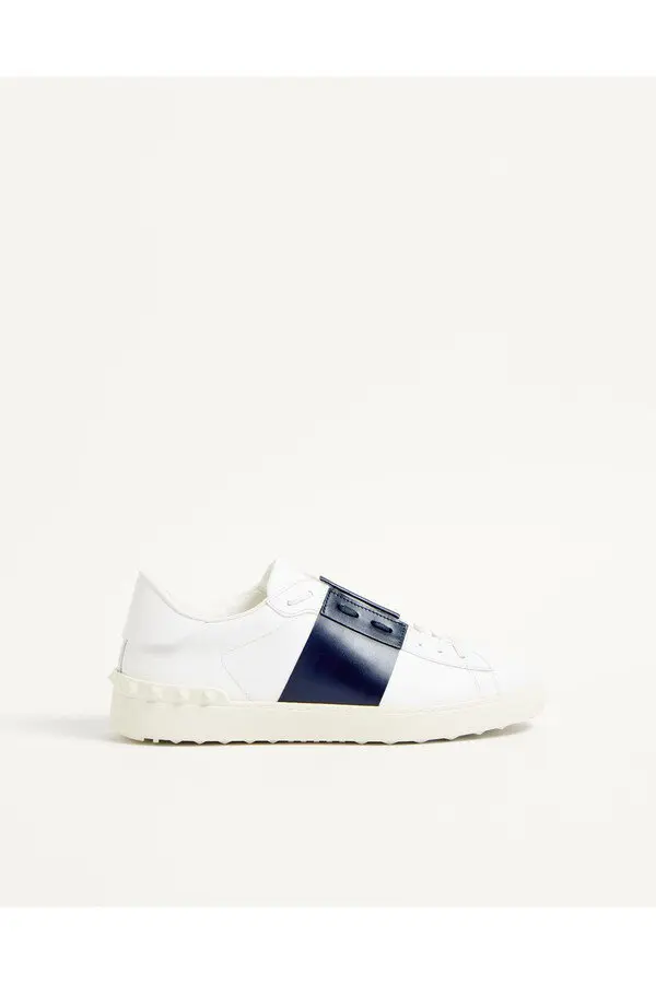 Valentino Garavani Open Calfskin Sneakers - White