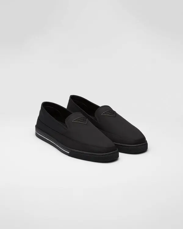 Prada Re-nylon Slip-on Sneakers - Black