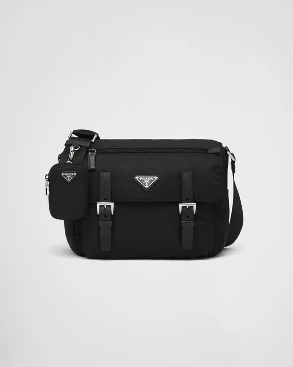 Prada Re-nylon Shoulder Bag - Black
