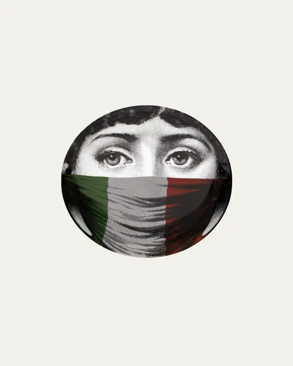FORNASETTI Tema E Variazioni N. 398 United With The World Wall Plate