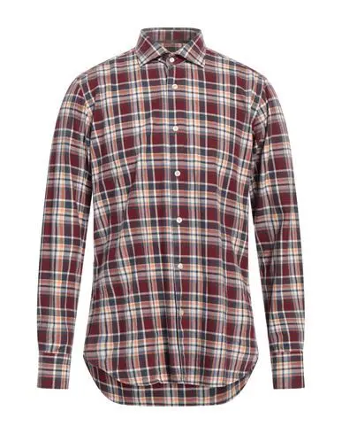 TINTORIA MATTEI 954 Shirt Brick Size Cotton - Red