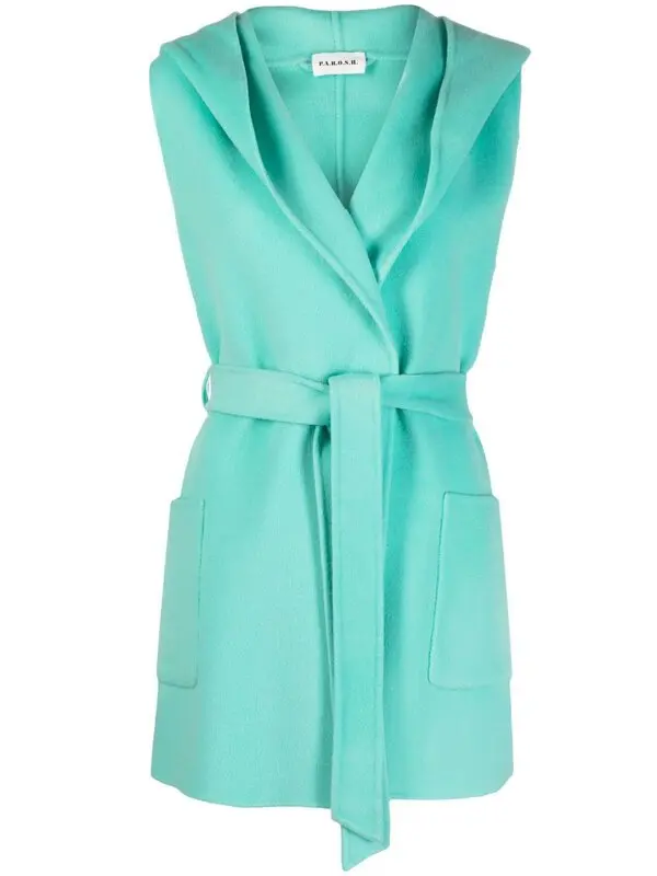 P.a.r.o.s.h Belted Mid-length Coat