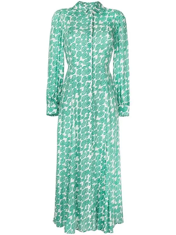 green emerald velvet dress Georgina Green Dress