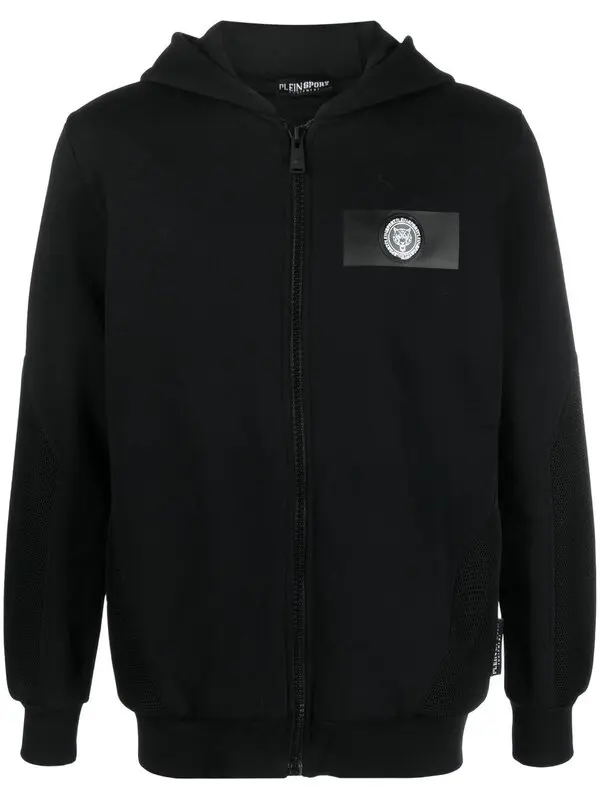 PLEIN SPORT Logo-patch Zipped Jacket