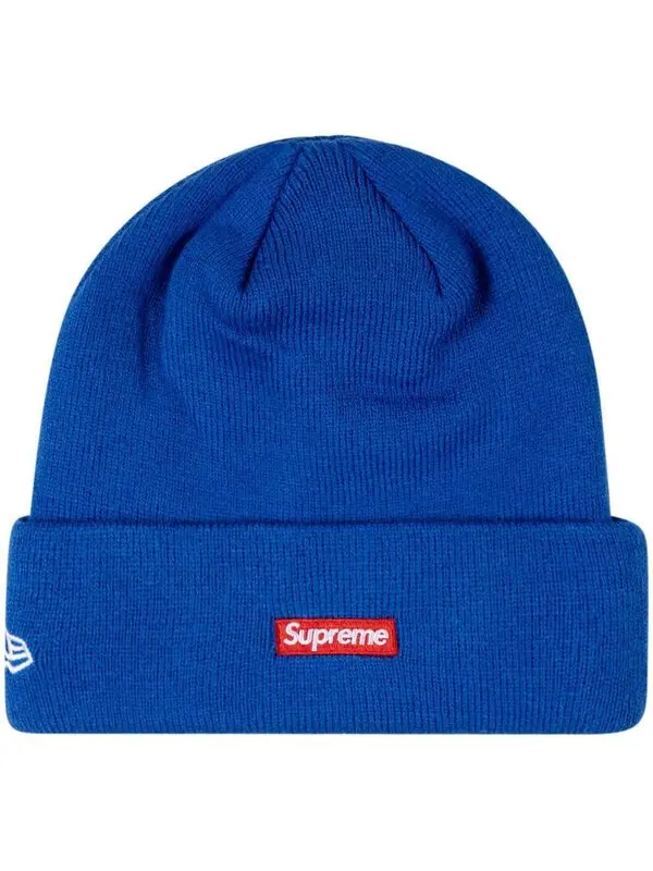 supreme New Era® S Logo Beanie Blue Supreme New Era S Logo Beanie (FW24) Blue - FW24 - US