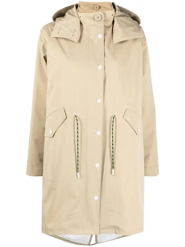 YVES SALOMON Raincoat With Detachable Hood