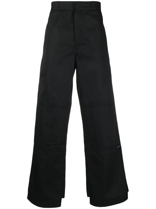 Palm Angels Reversed Waistband Chino Trousers - Brown