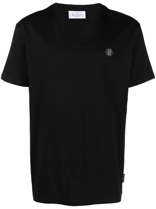 Philipp Plein Gothic Logo-print T-shirt - Black
