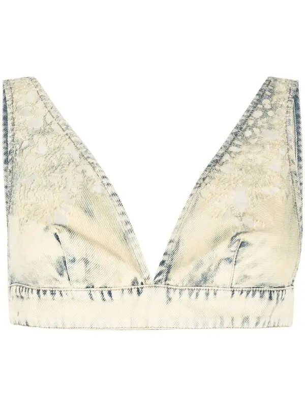 Diesel Denim Bra-style Top