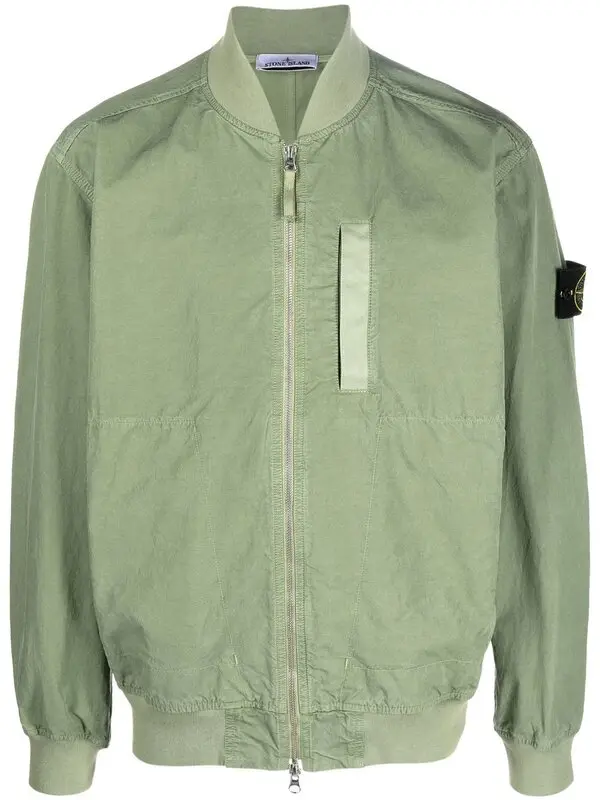Stone Island Compass-motif Bomber Jacket