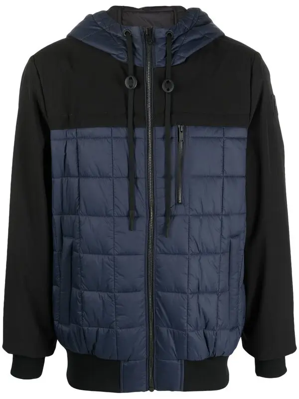Moose Knuckles Panelled Hooded Padded Jacket