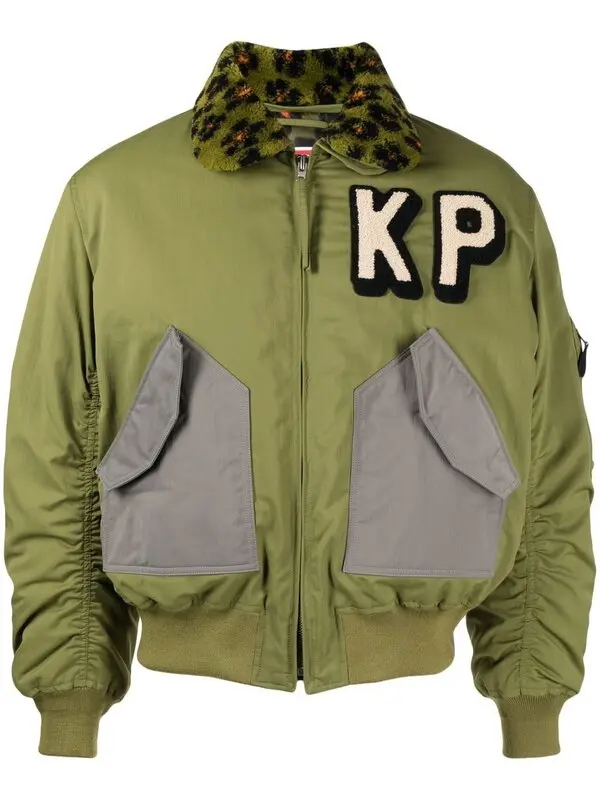 Kenzo Logo-embroidered Bomber Jacket