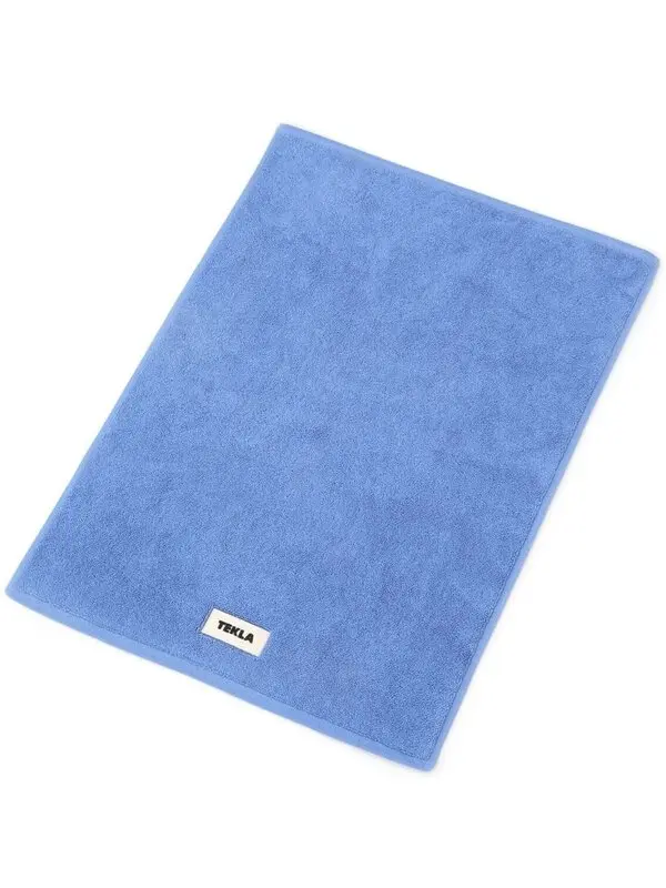 TEKLA Logo-patch Bath Mat - Blue