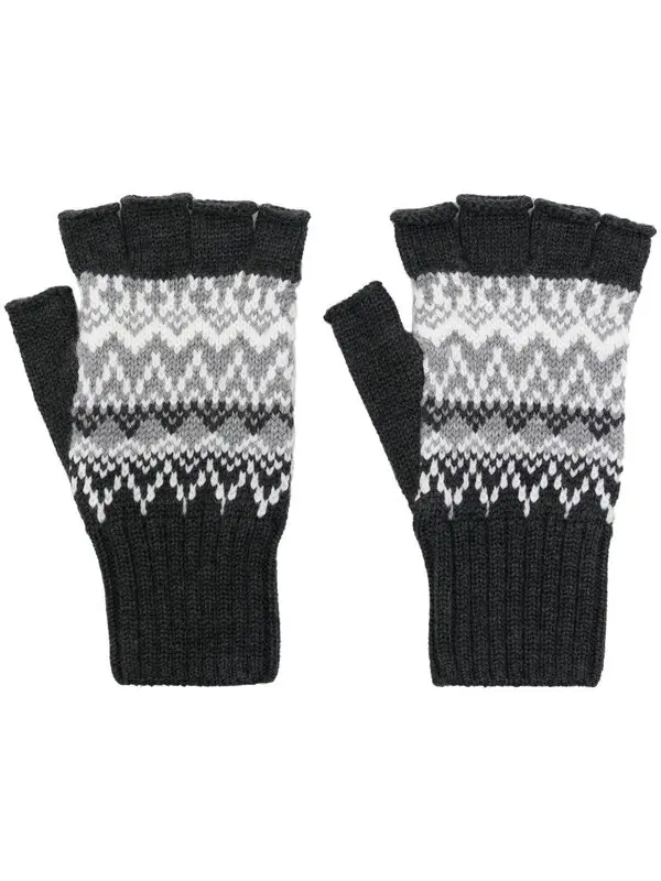 PRIVATE STOCK LABS Merino Wool Fingerless Gloves